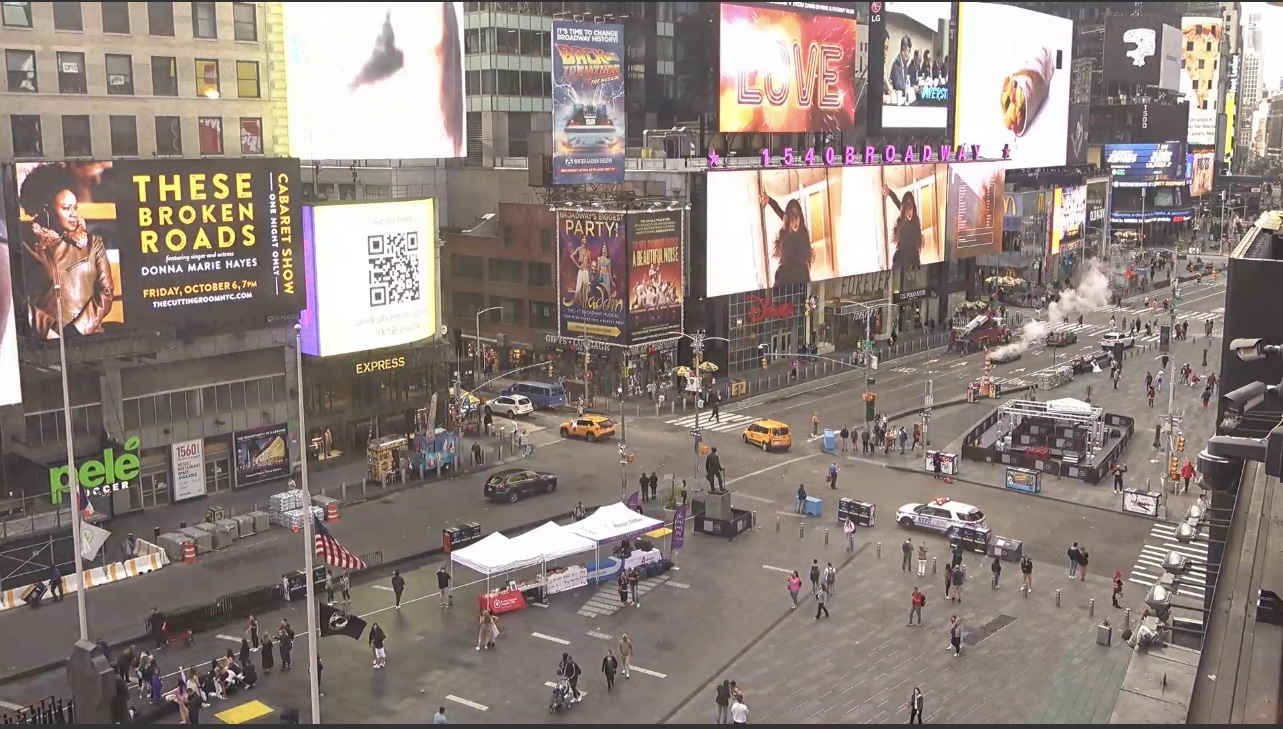 Yes, that’s Time Square! Check out the billboard on the left: These ...